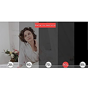 Cordless Roller Shades, 100% Blackout Spring Roller Blind, Waterproof Thermal Insulated Privacy Protection for Office, Living Room, Bedroom, Kitchen, Easy Installation