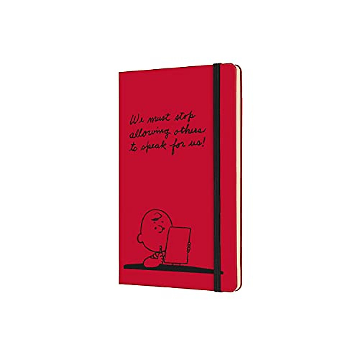 Moleskine Limited Edition Peanuts 12 Month 2022 Weekly Planner, Hard Cover, Large (5" x 8.25"), Scarlet Red