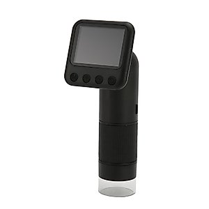 Portable Digital Microscope with 2 LCD Screen for Adults, Pocket Handheld Microscope with Camera for Kids, 400X Type C Coin Microscope for Error Coins, Soldering Microscope for El
