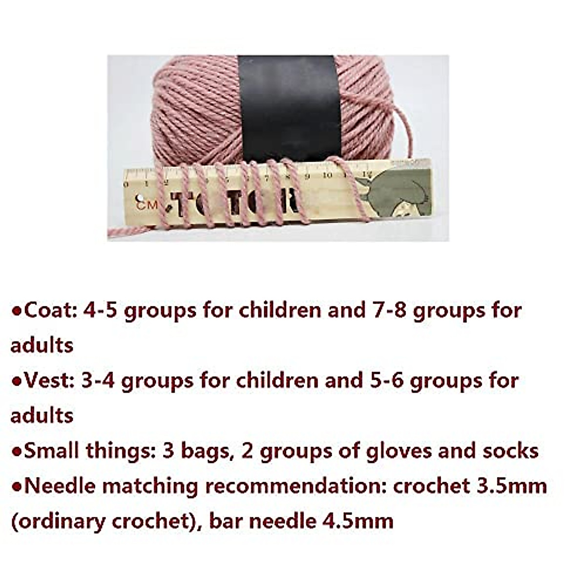 Yarn Knitting Crocheting 100G/Ball Milk Sweet Soft Cotton Baby Knitting Wool Yarn Thick Yarn Fiber Velvet Yarn Hand Knitting Wool Crochet Yarn for DIY Sweater-16 Dark Blue_4Pcs