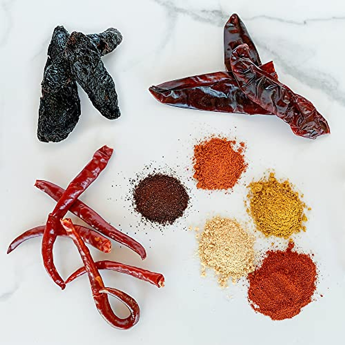 DELUXE DIY HOT SAUCE MAKING KIT Everything Included - Best Gift for Him, Husband, Friend, & Loved One - Make Your Own Gourmet Hot Sauce - Quality Dried Hot & Spicy Peppers, 6 Unique Recipes & stickers