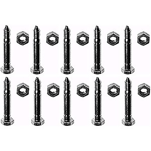 The ROP Shop (10) Shear PINS & Bolts for John Deere 1128DE 1128DDE 1332DDE Snow Blowers Auger