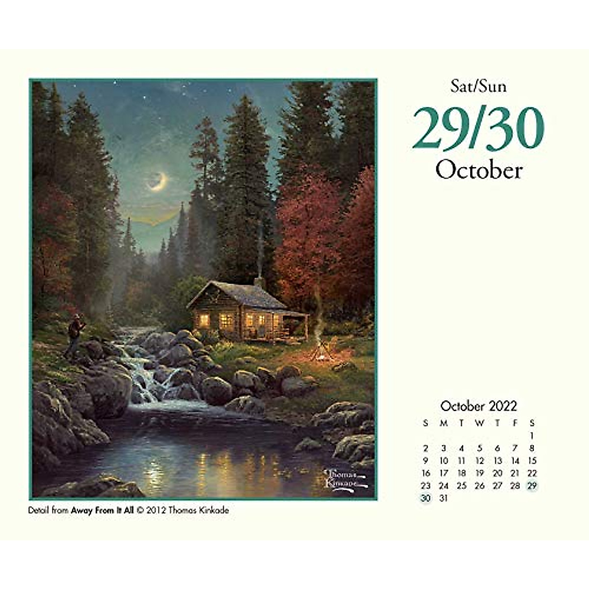 Thomas Kinkade Studios 2022 Day-to-Day Calendar