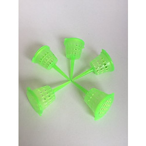 20 Pcs. Orchid Food Bonsai Fertilizer Basket for Garden Flower Osmocote in Plant Pot Size M