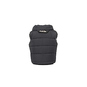 Puffin - The Puffy Beverage Vest - Insulated Can Cooler, Black & Tan