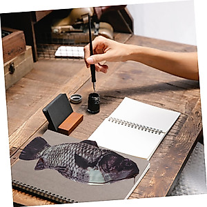 STOBOK Pencil Case Fish Shape Bag Large Capacity Pencil Bag Creative Pen Bag Pen Storage Bag Fake Fish Pen Bag Pencil Bag Stationery Holder Fish Bag Makeup Bag Fabric with Zipper