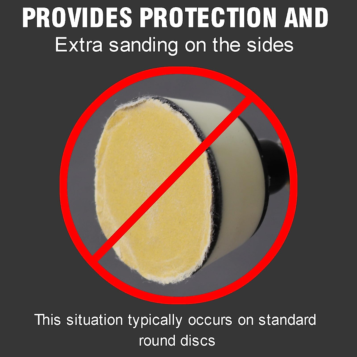 MAXMAN Sanding Discs 2 Inch 80Pcs, Wet Dry Hook and Loop Flex Edge Sand Paper, Sandpaper Assortment Grit 80 120 150 240 320 400 600 800, Wavy Sand Paper for Drill and Bowl Sanders, Edge Sanding Tools