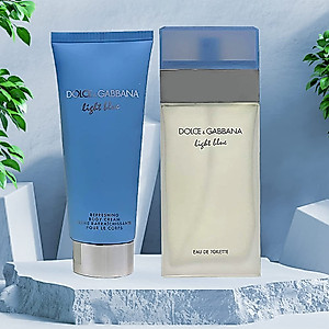 Dolce & Gabbana (dopg8) Dolce & Gabbana Light Blue 2 Pc. Gift Set for Women | Edt 3oz + Body Crφme 3oz for Women By Dolce & Gabbana, 3fl Oz
