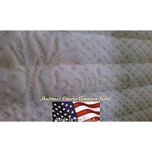 Softside Waterbed Mattress with Organic Bamboo Cover and 95% Waveless (King 76 x 80)