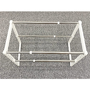 Comoo Under Sink Organizers And Storage,2-Layer Expandable Under Sink Organizer With Adjustable Lenth And Shelves，Multifunctional Under Sink Storage For Kitchen,(15.35-26 x 10.24 x 14.96)'