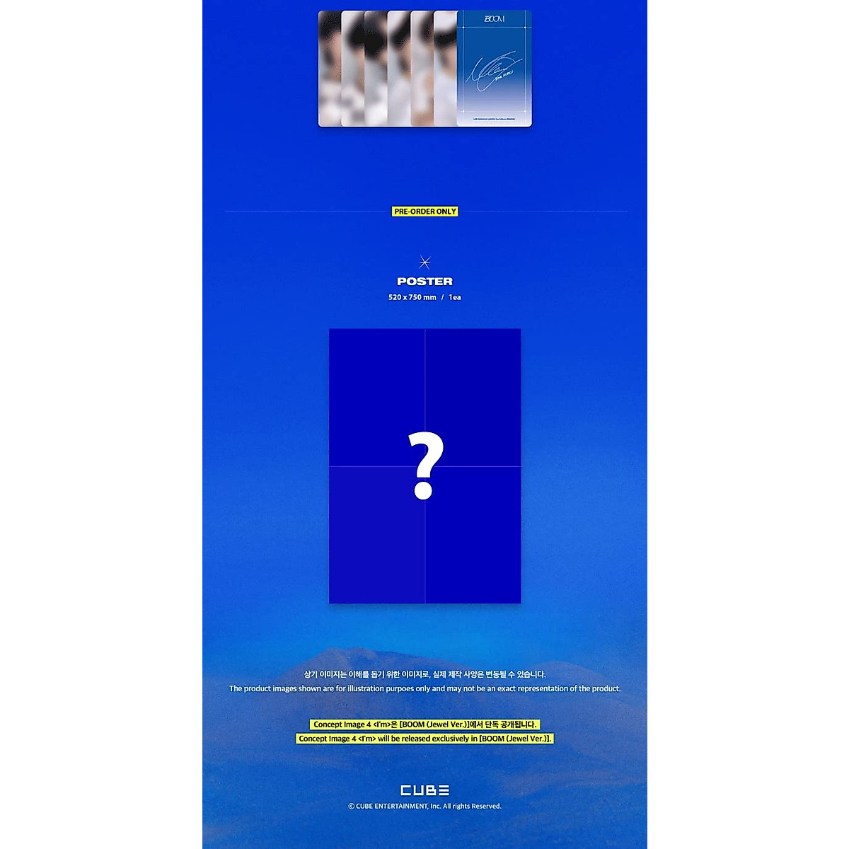 DREAMUS BTOB Lee Minhyuk HUTA Boom 2nd Album Jewel Version CD+Booklet+Lyric Paper+1p PhotoCard+Tracking Sealed