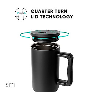 Simple Modern 40 oz Tumbler with Handle and Straw Lid | Insulated Cup Reusable Stainless Steel Water Bottle Travel Mug Cupholder Friendly | Gifts for Women Him Her | Trek Collection | Sea Glass Sage