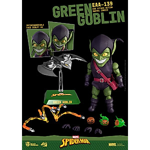 Beast Kingdom Marvel Comics: Green Goblin EAA-139 Egg Attack Action Figure, Multicolor
