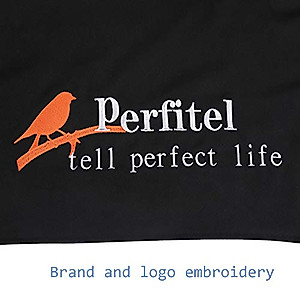 Perfitel Universal Large Bird Cage Cover(Black) Good Night Black-Out Birdcage Cover Durable Breathable Washable Material (31 * 21 * 52)