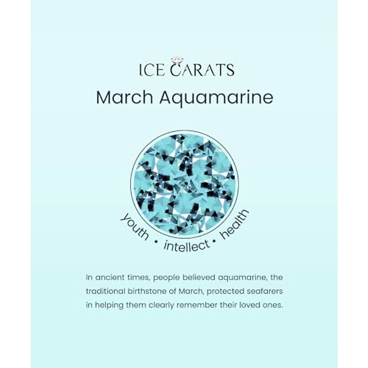 14K White Gold Oval Blue Aquamarine Studs Gemstone Earrings March Birthstone Jewelry