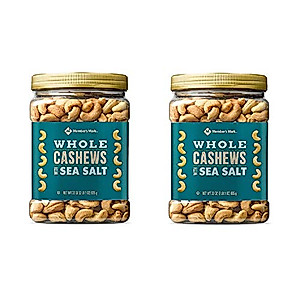 Member's Mark Roasted Whole Cashews With Sea Salt (33 Oz.) (pack of 2)