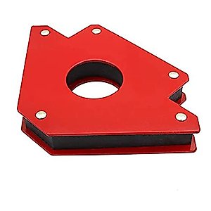 XtremepowerUS Arrow Shape Heavy Duty Steel Magnetic Welding Setup Holder Multiple Angles with a Grip Hole (Holds Up to 75 Lbs.)