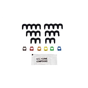 A-Team Performance - 8.0 mm Silicone Spark Plug Wires with Black 90-Degree Boot for HEI Distributor - Compatible with Ford Truck 6 Cylinder 250 300 4.9L Blue