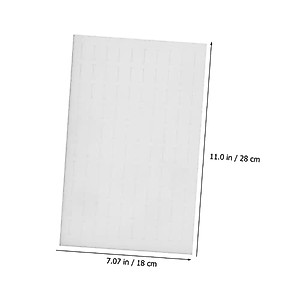 Alipis 30 pcs jewelry box pad ring foam insert ring insert trays earrings showcase trays showcase display trays ear stud pad drawer tray ring display pad sponge white mosaic ring holder