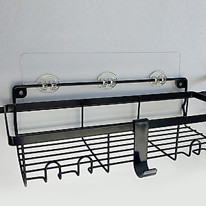 CoguZed 4 Pack Shower Caddy Adhesive Replacement, No Drilling Required, Transparent Adhesive for Shower Shelf & Caddy, Bathroom and Kitchen Soap Holder Storage