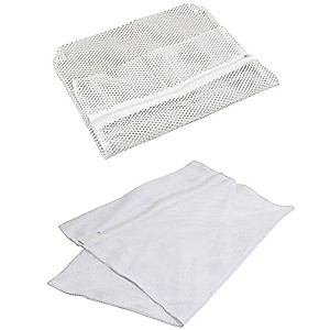 2 Zipped Laundry Washing Wash Bags 10X12 Net Mesh Delicate Bra Clothes Undewear