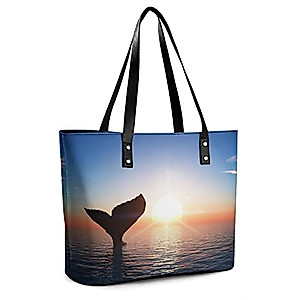 Womens Handbag Dolphin Leather Tote Bag Top Handle Satchel Bags For Lady