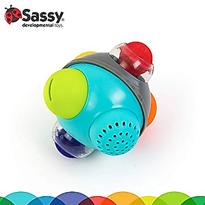 Sassy Rain Shower Bath Ball STEM Bath Toy, 6+ Months