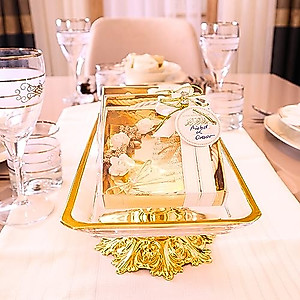 Pack of 10 Personalized Ayatul Kursi Magnet Islamic Party Favors Gifts, Ayatul Kursi Magnet Engraved on Gold Acrylic Wooden Backed Wrapped with Rope with Floral Ornaments in Decorated Gift Box