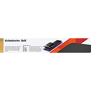 SteelSeries QcK Gaming Surface - Small Cloth - Mouse Pad of All Time - Optimized For Gaming Sensors