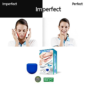 The ConfiDental Mouth Guard for Grinding Teeth at Night - Model for Small Mouth Pack of 6 Moldable Dental Night Guards for Teeth Grinding and Clenching Teeth Grinding Mouth Guard for Sleep