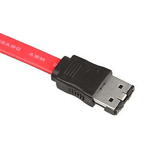 LINESO 2 Pack ESATA to SATA Cable Able to Male M/M Shielded Extender Extension HDD 6Gbps