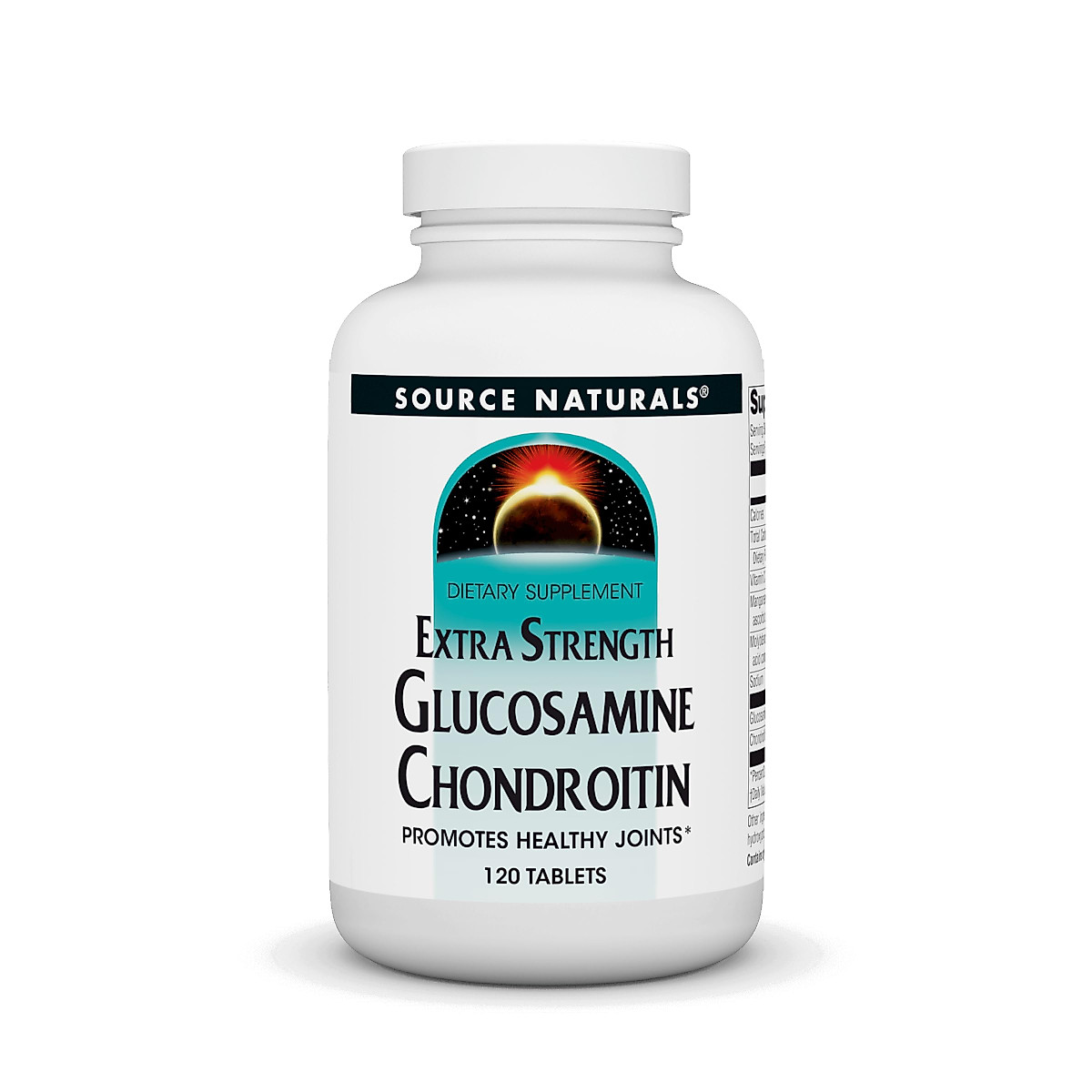 Source Naturals Extra Strength Glucosamine Chondroitin,Promotes Healthy Joints* - 120 Tablets