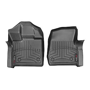 WeatherTech Custom Fit FloorLiners for Ford F-150-1st Row (447921), Black