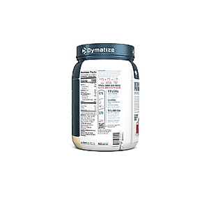 Dymatize ISO100 Hydrolyzed Protein Powder, 100% Whey Isolate , 25g of Protein, 5.5g BCAAs, Gluten Free, Fast Absorbing, Easy Digesting, Gourmet Vanilla, 20 Servings