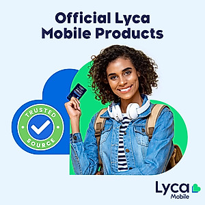 Lycamobile 30 Day Prepaid SIM Card for Cell Phones, 5 GB High Speed 4G LTE/5G Data, International Talk & Text to 100+ Countries, Quick Activation, 3-in-1 Triple-Cut, Compatible w/ Most Mobile Phones