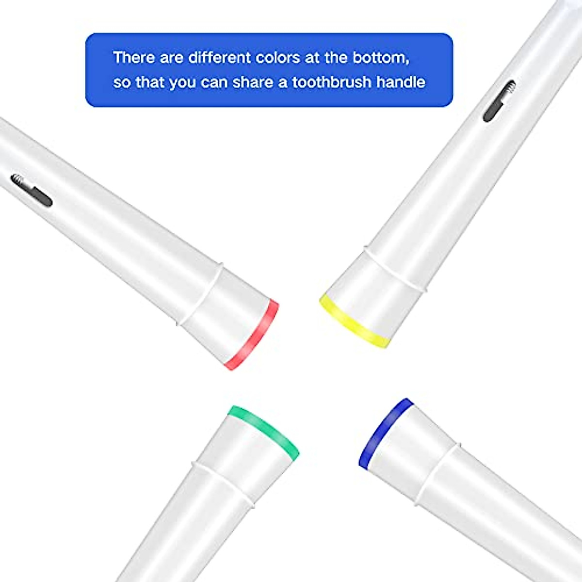 Pyhralke Schallcare Replacement Brush Heads Fit for Braun Oral b, Precision Heads Compatible with Oral-B Pro1000/9600/5000/3000/1500/Genius and Smart Electric Toothbrush