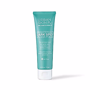 Urban Skin Rx BrighterDays Dark Spot 8% AHA Polish | Facial Scrub + Treatment Mask Exfoliates, Smoothes and Brightens the Look of Uneven Skin Tone. Formulated with Glycolic and Lactic Acid | 2.5 Oz