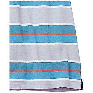 Amazon Essentials Men's Regular-Fit Cotton Pique Polo Shirt, Blue White Stripe, X-Small