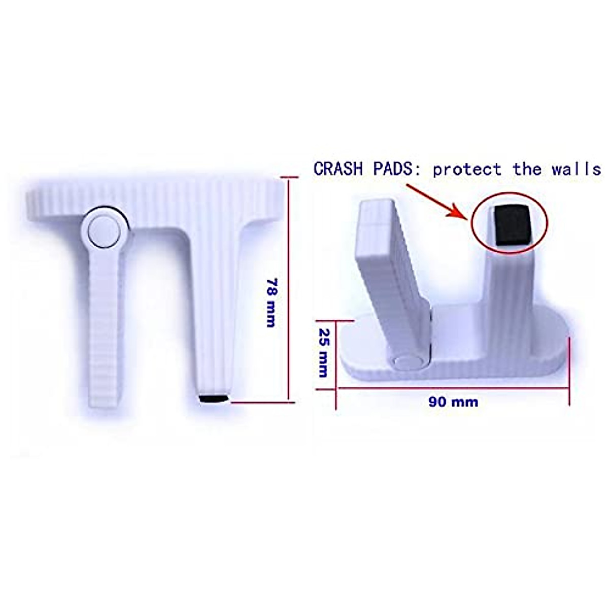 ZogeeZ Childproof Door Lever Lock (2 Pack) Prevents Toddlers from Opening Doors. Easy One Hand Operation Extra Strong Adhesive - Simple Install, No Tools Needed