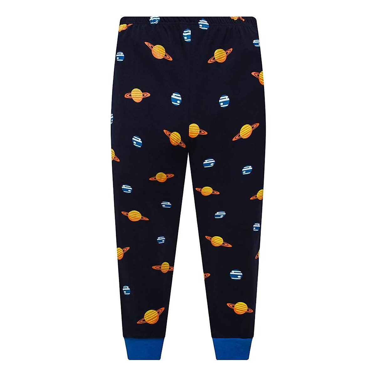 Little Boys Space Pajamas Sets for Toddler 100% Cotton Dinosaur Train Rocket Glow in Dark Sleepwear Long Sleeve 2 Piece kids Clothes Pjs 3-7T starry1-6256-6T