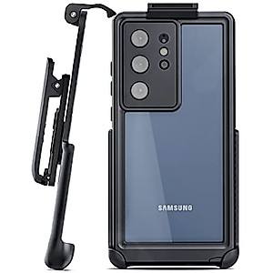 Encased Waterproof Belt Case for Samsung Galaxy S23 Ultra with Holster Clip [Military Grade] Shockproof Protective Cover w/Built-in Screen Protector (S23 Ultra-6.8")