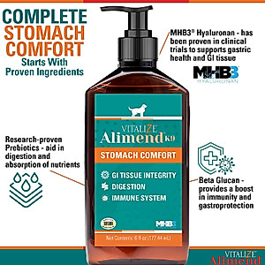 Vitalize Alimend K9 - Dog Upset Stomach Relief for Nausea, Vomiting & Diarrhea - 6 Oz