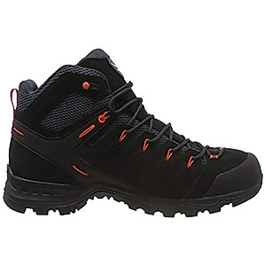 Salewa Men's Alp Mate Mid Waterproof Trekking & Hiking Boot - Black Out/Fluo Orange - 10