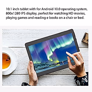 Tablet PC, Octa Core Processor 10. Inch Tablet IPS HD Display 2.4G 5G WiFi 100240V for Office for Home US Plug