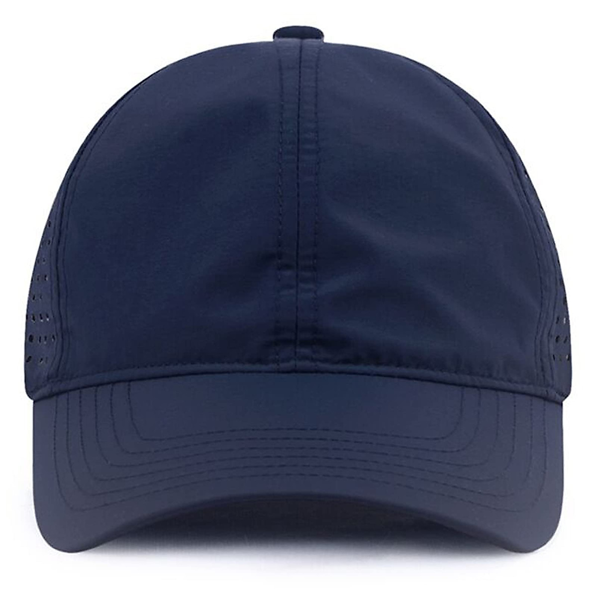 PoKids Men Quick Dry Hat Oversize XL Men Women Baseball Hat Lightweight Mesh Hat Running Outdoor Sport Cap(23.3"-25.5") Blue