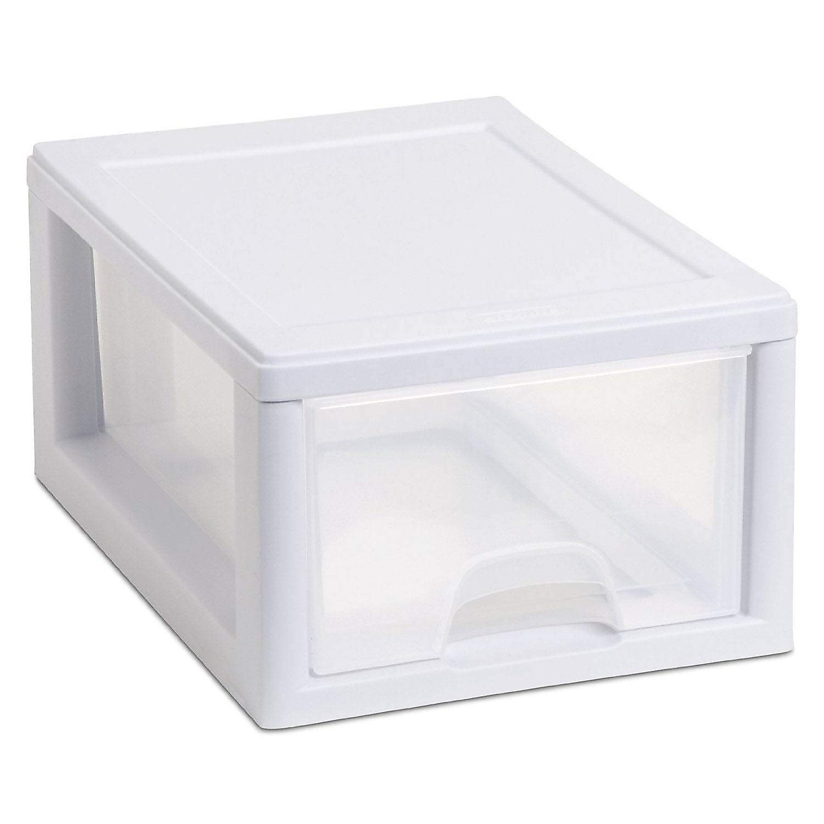 Sterilite 16 Quart Clear Plastic Stacking Storage Drawer Container Box (6 Pack) + 6 Quart Storage Drawer Container Box (6 Pack)