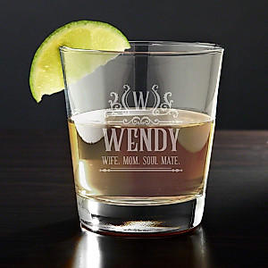 HomeWetBar Personalized Tequila Gifts - Engraved Tequila Glass