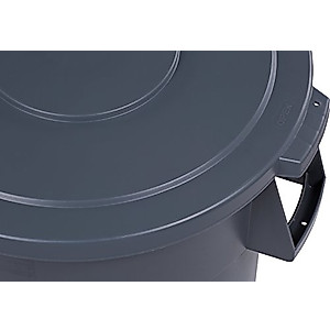 Carlisle FoodService Products 34104423 Bronco Round Waste Container Only, 44 Gallon, Gray