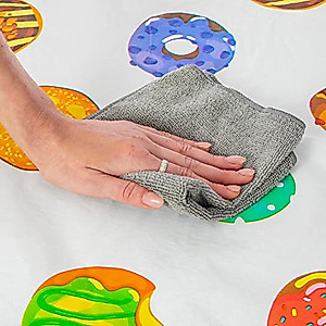 Tablecloth for Folding Table -Fitted Rectangular Table Cloth for 6 Foot – Size 32 x 72 inch - (180 x 75 cm) Plastic Vinyl Flannel Backed with Elastic Rim- for Christmas|Parties, Waterproof