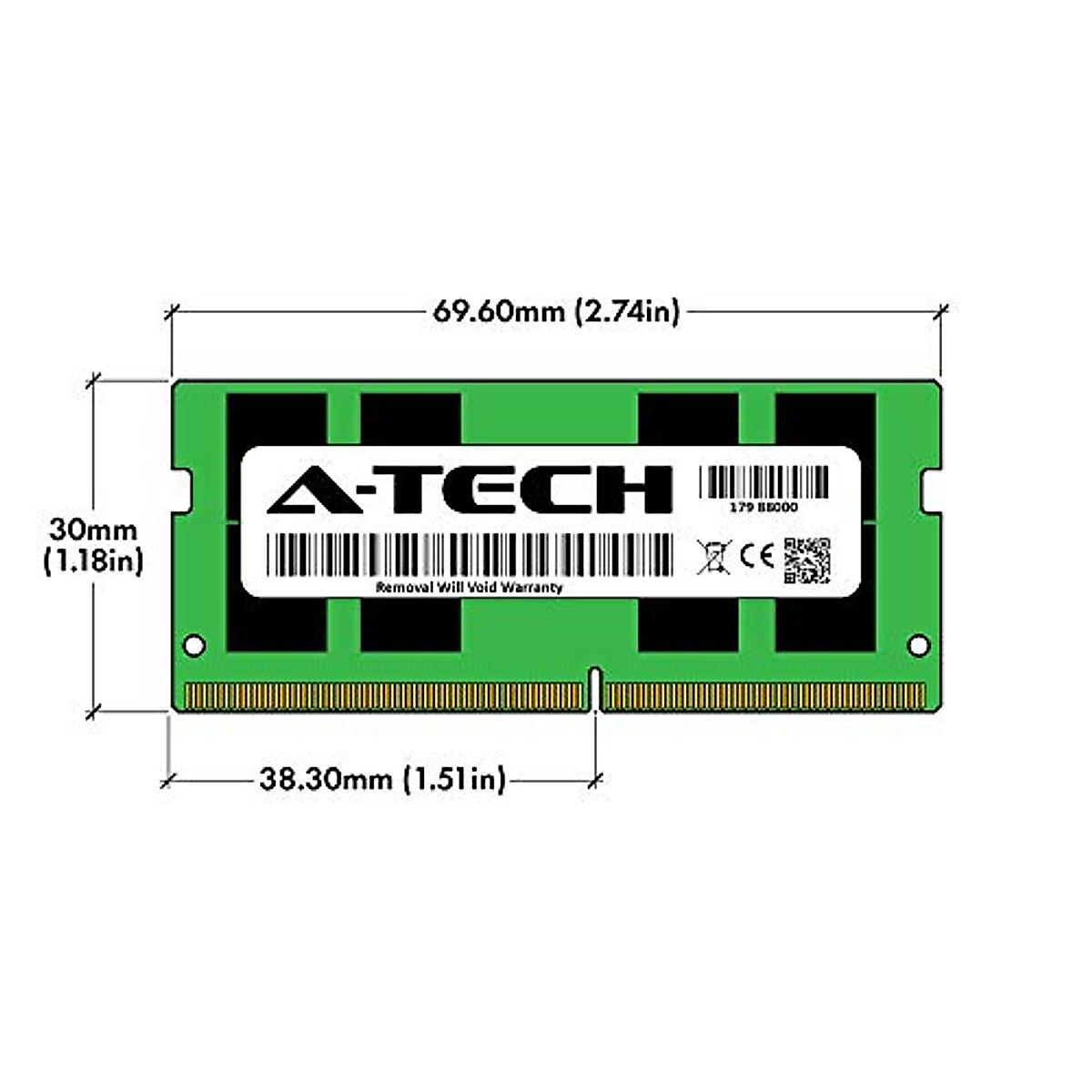 A-Tech 16GB RAM for Dell Latitude E7470, E7270, E5570, E5470, E5270, 3379 2-in-1 Laptop | DDR4 2133 MHz SODIMM PC4-17000 Memory Upgrade
